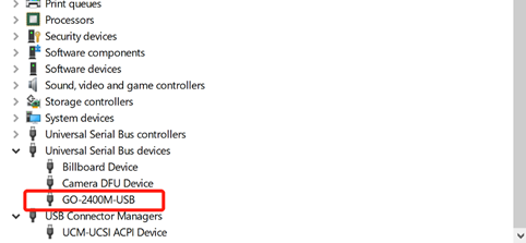 How to deal with the eBus-JAI and JAI control software use the usb ...
