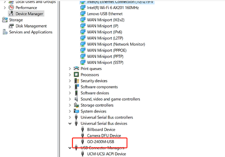 How to deal with the eBus-JAI and JAI control software use the usb ...